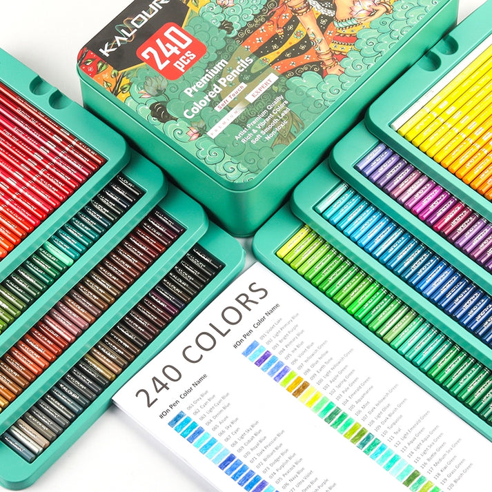 KALOUR Professional Colored Pencils Set Of 240 Colors kalour-professional-colored-pencils-set-of-240-colors
