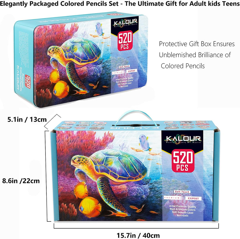 KALOUR Colored Pencils,Set of 520 Colors,just $109.99 free shoping.